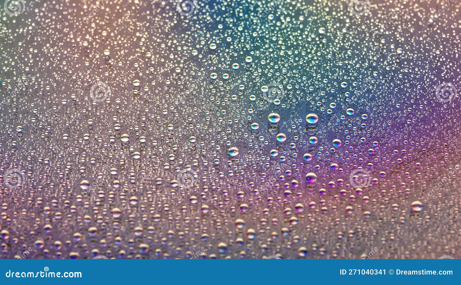 Drops of Water. Abstract Gradient Backdrop Colored Drop Texture ...