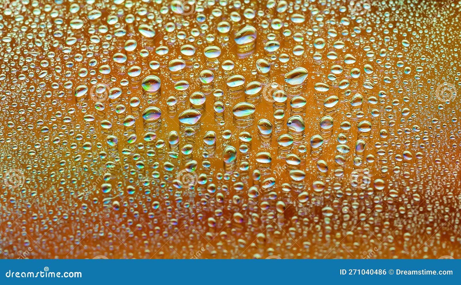 Drops of Water. Abstract Gradient Background. Colored Drop Texture ...