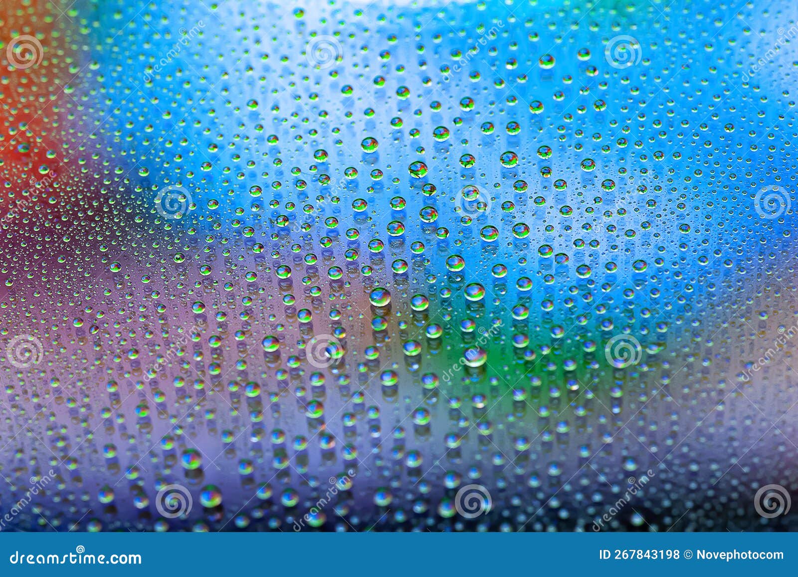 Drops of Water. Abstract Gradient Background. Droplet Texture ...