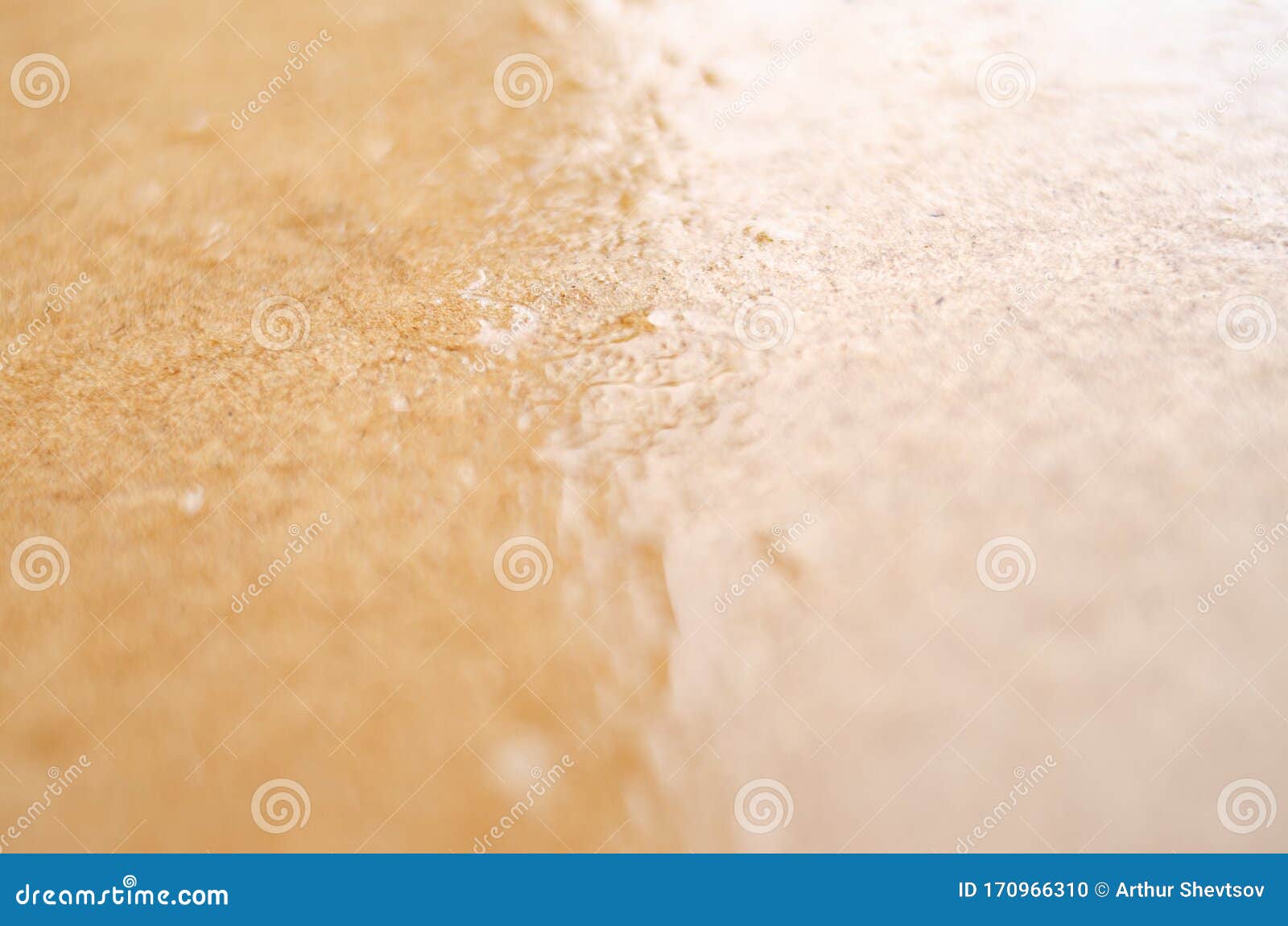 Drops Of Water On Cardboard. Macro Water On A Cardboard Box. Cardboard ...