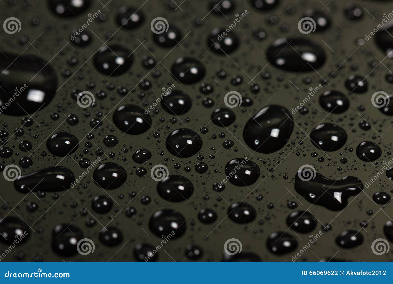 Drops of Water on a Dark Background. Stock Photo - Image of laundry ...