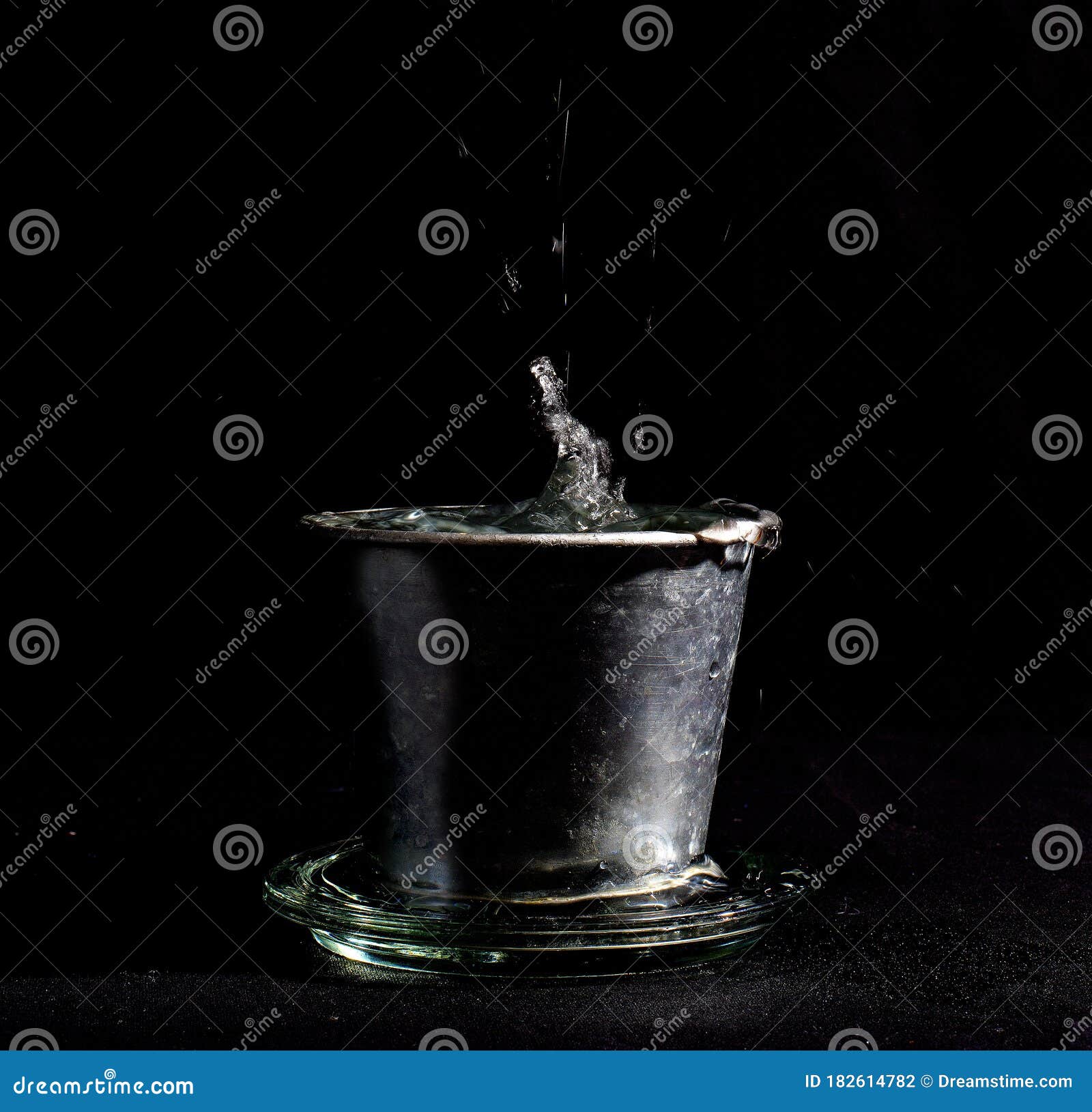 Drops of water stock photo. Image of metaphor, overflow - 182614782