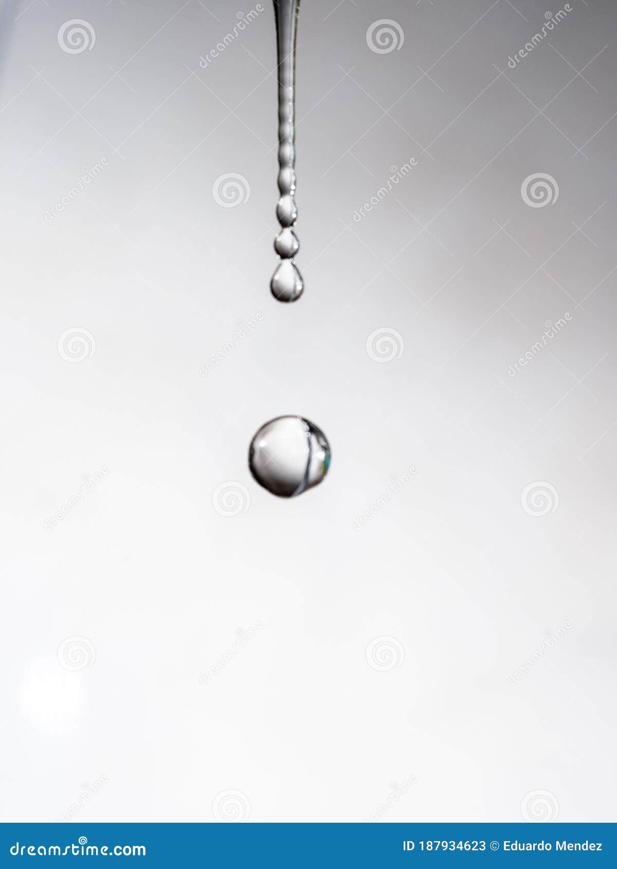 Drops of water falling stock image. Image of clean, nature - 187934623