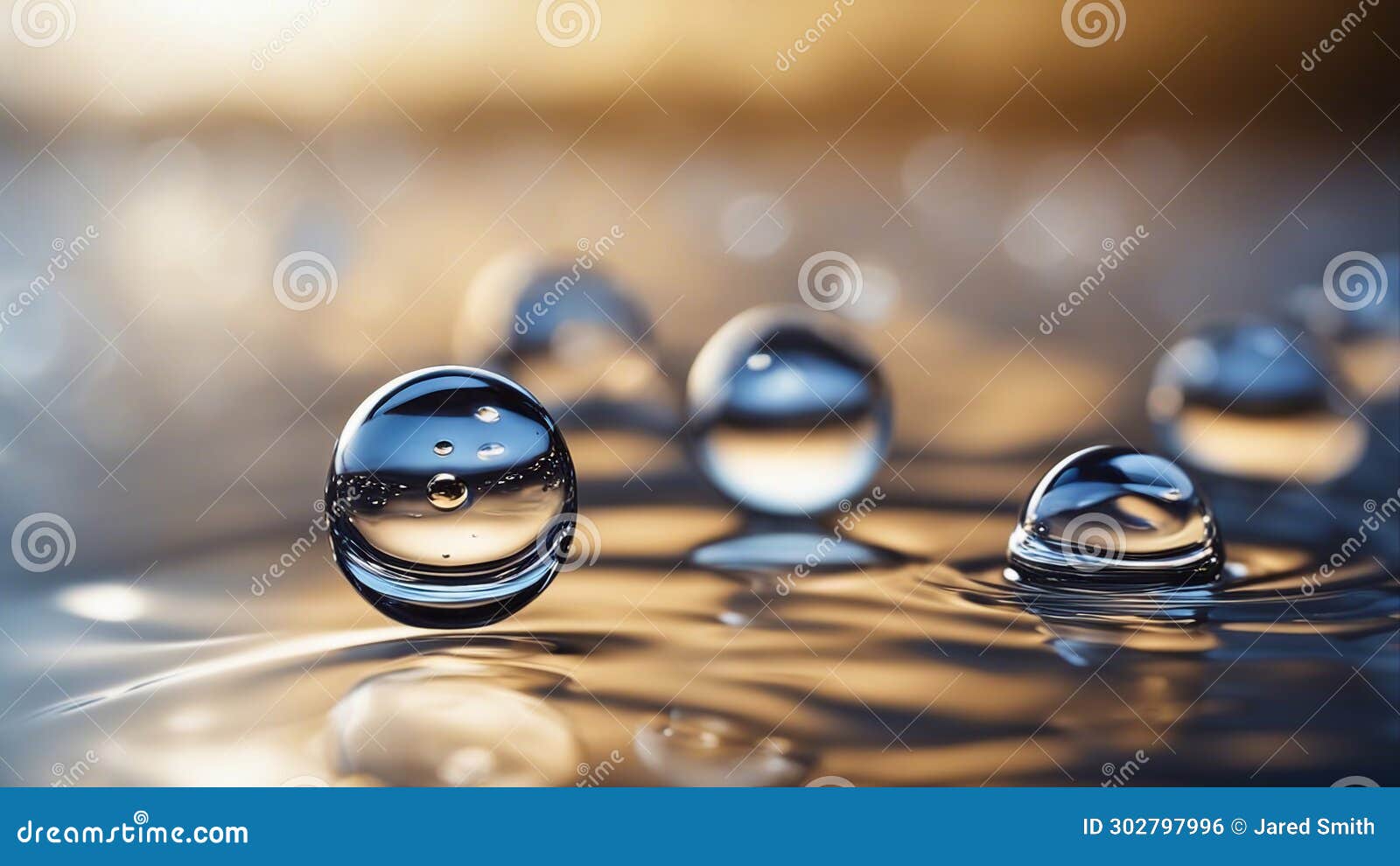 Drops of Water on a Glass a Realistic Water Drops Illustration, Showing ...