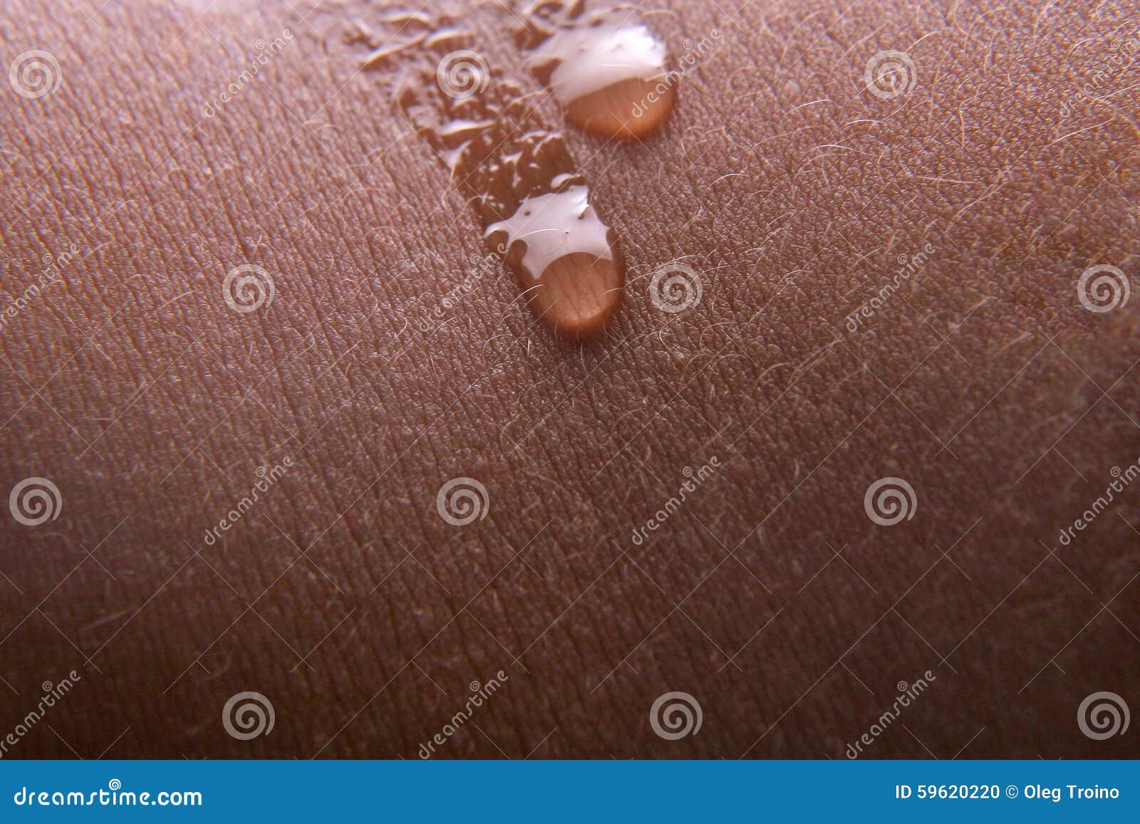 Drops of Water on the Human Body Closeup Stock Photo - Image of model ...