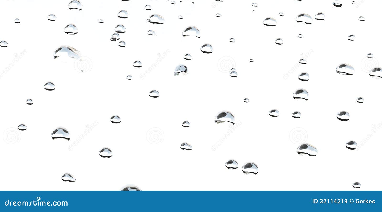 Drops on the White Background Stock Illustration - Illustration of ...