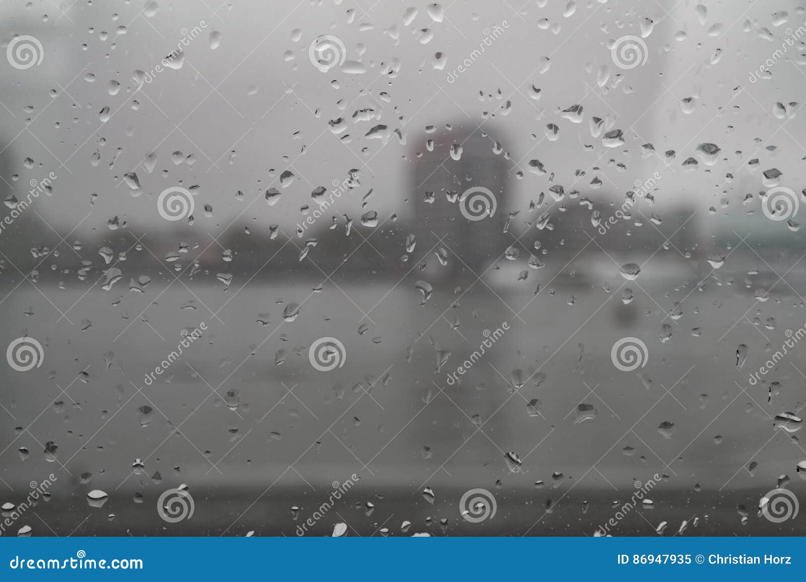 Drops on window pane stock image. Image of rain, gray - 86947935