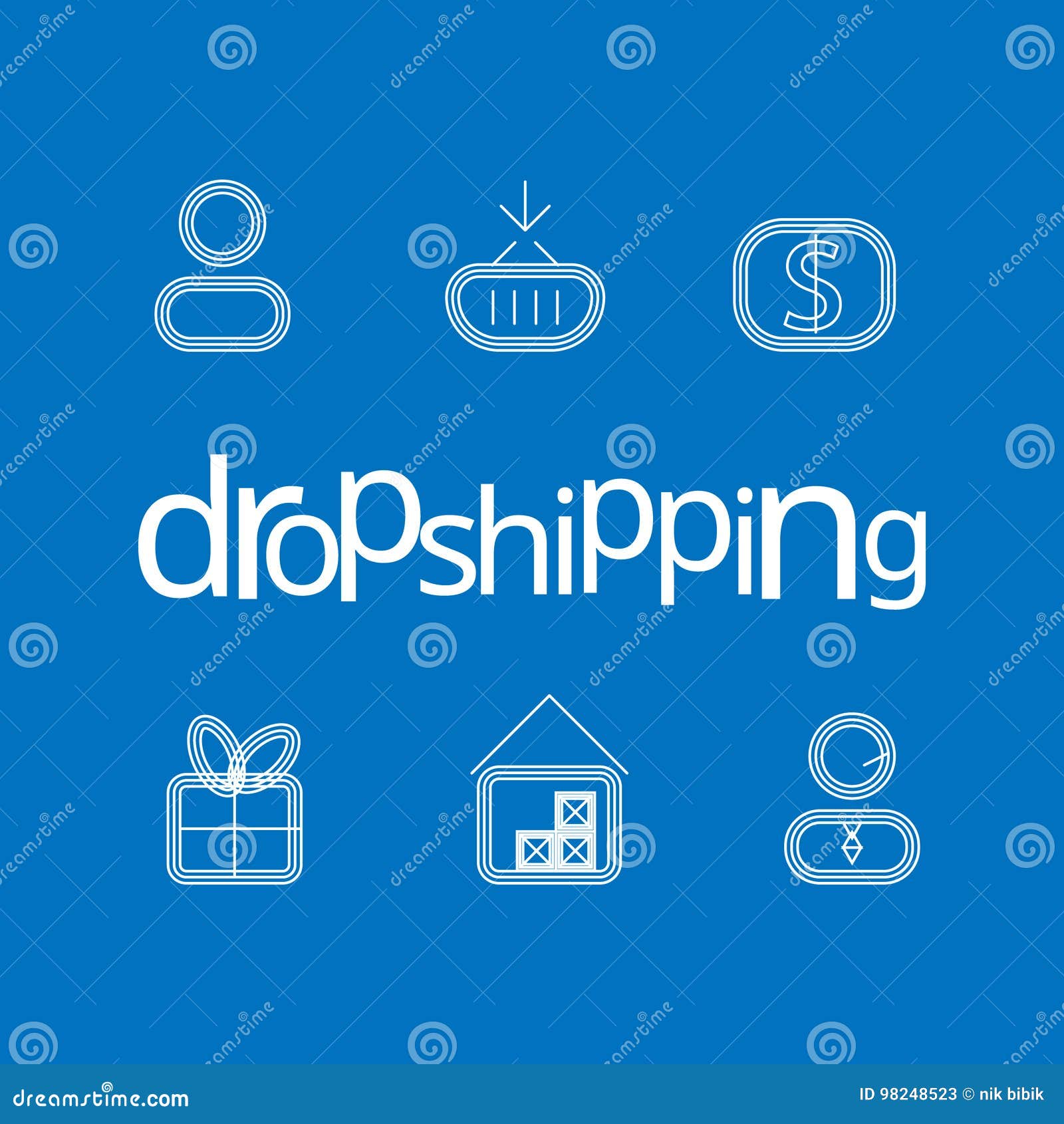 Dropshipping Icons Stock Illustrations – 55 Dropshipping Icons Stock ...