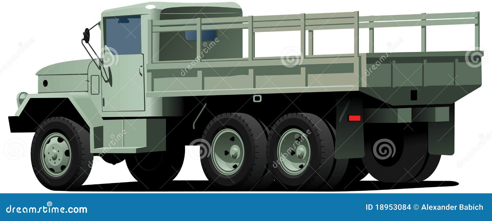 Dropt-side truck stock vector. Illustration of transportation - 18953084