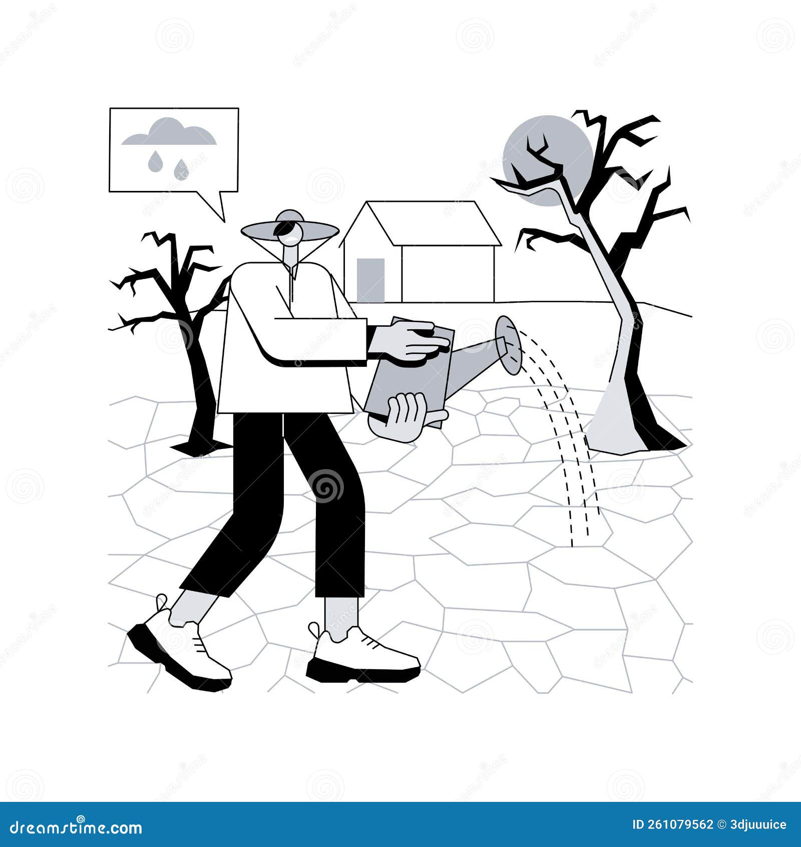 Drought Abstract Concept Vector Illustration. Stock Vector ...