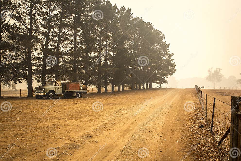 Drought on australian farm stock image. Image of global - 174923627