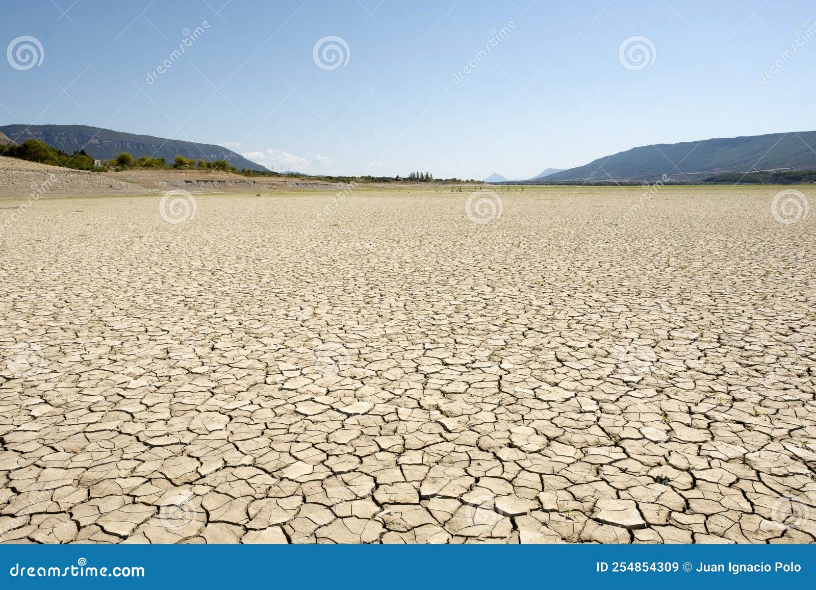 Drought in the Cracked Earth, Climate Change Concept Stock Image ...