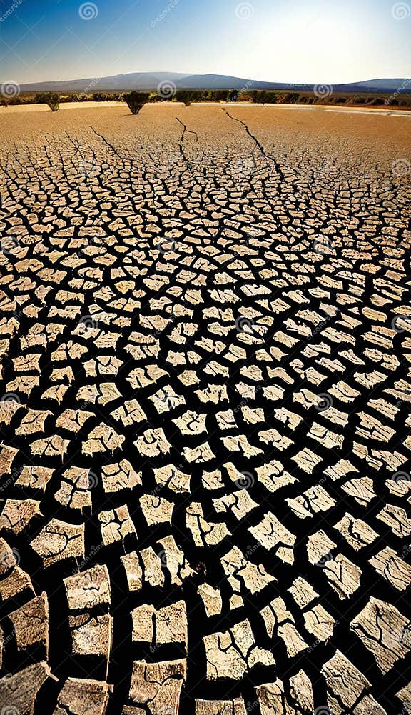 Drought Illustration Artificial Intelligence Artwork Generated Stock ...
