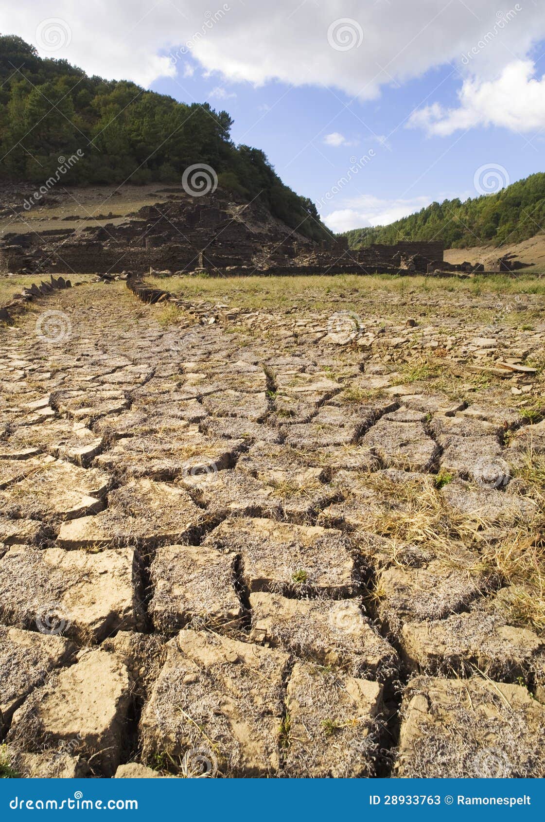 Drought land stock image. Image of mire, drain, backdrop - 28933763