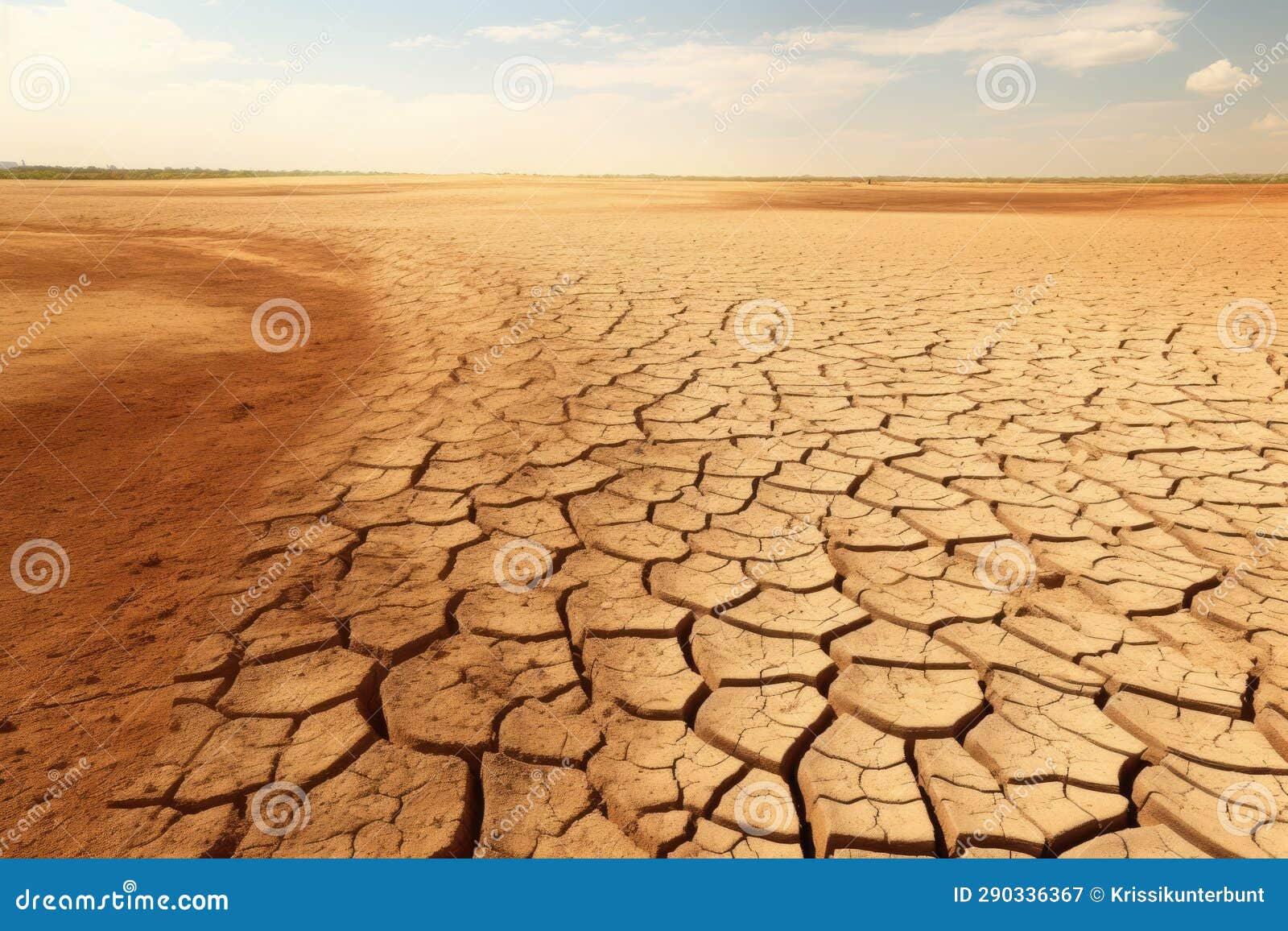 Drought nature landscape stock illustration. Illustration of ...