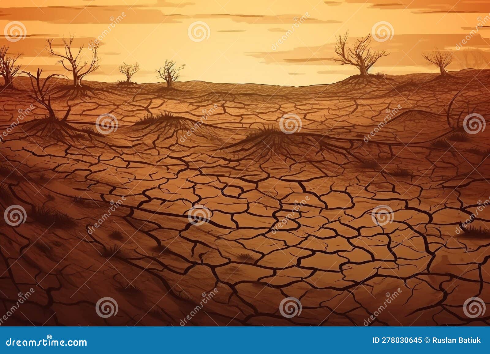 Drought, the Problem of the Future of the Planet, Water Scarcity, Heat ...