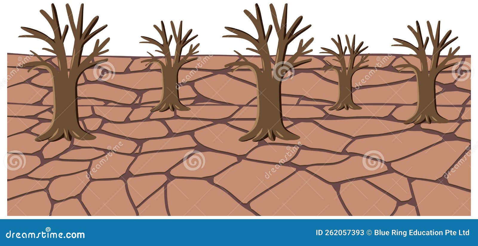Drought-stricken Field Of Crops, With Drooping Plants And Parched Earth ...