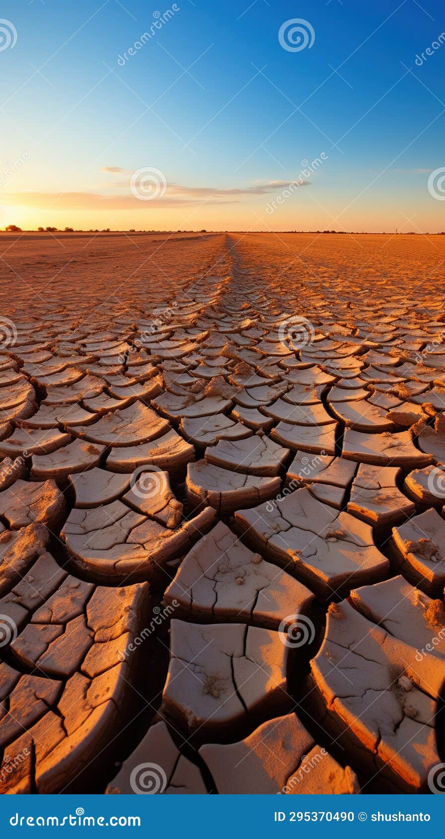 Drought-stricken Field Of Crops, With Drooping Plants And Parched Earth ...