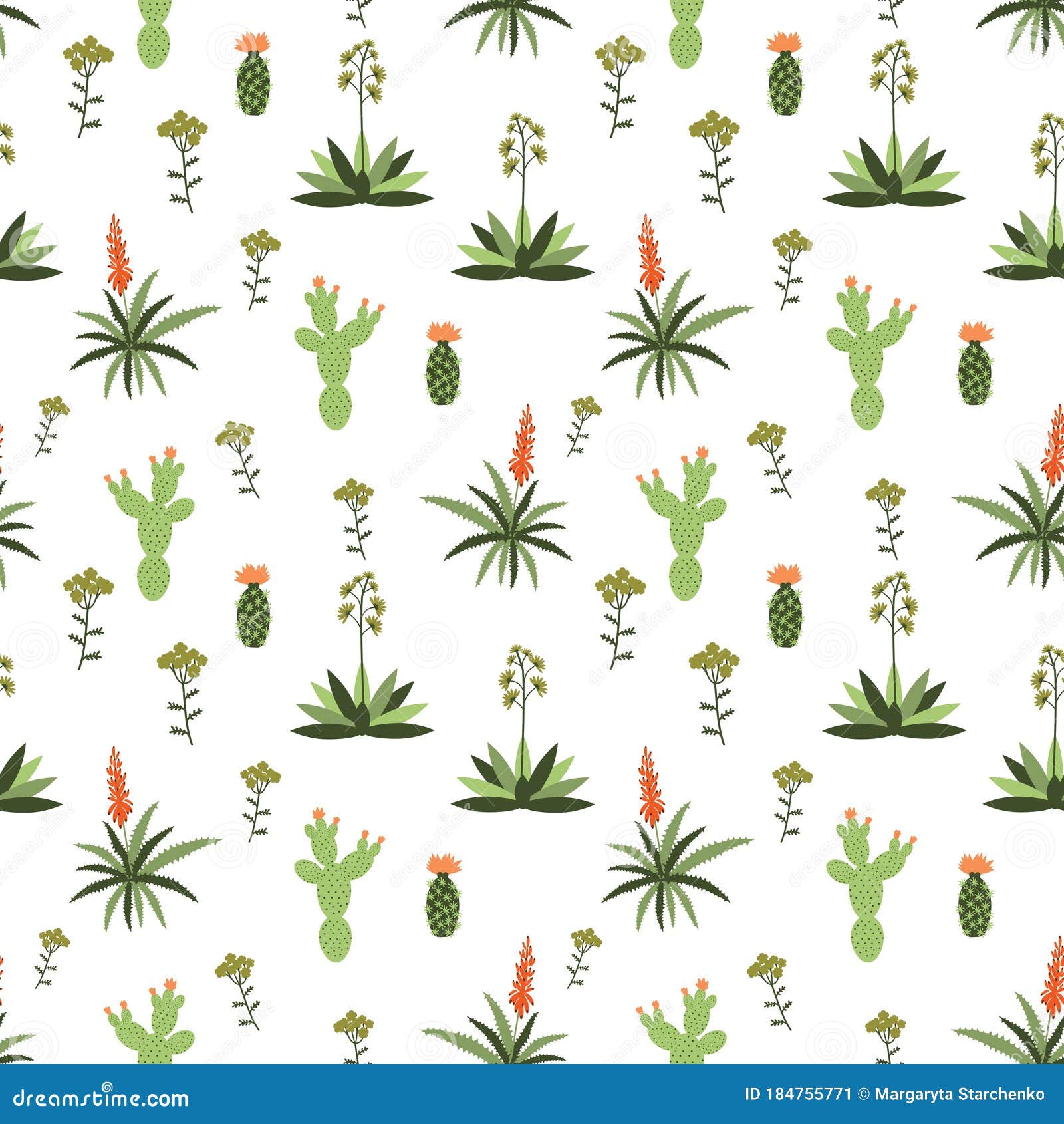 Drought tolerant pattern stock vector. Illustration of leaf - 184755771