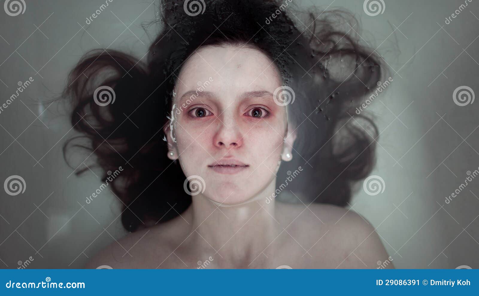 Drowned stock image. Image of gloomy, drowned, face, young - 29086391