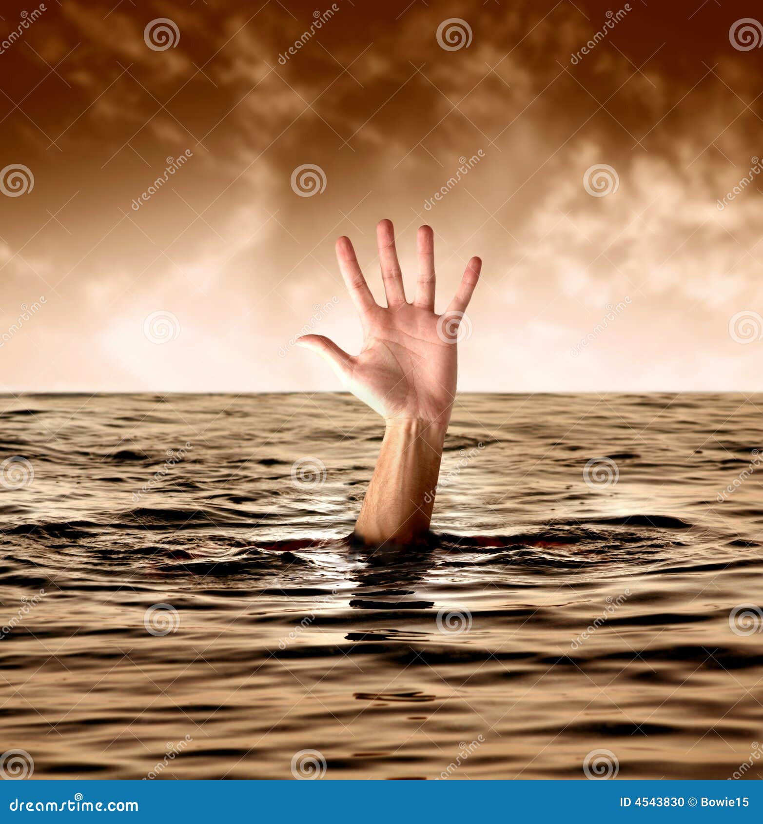 Drowning stock photo. Image of swim, cloudy, flop, money - 4543830