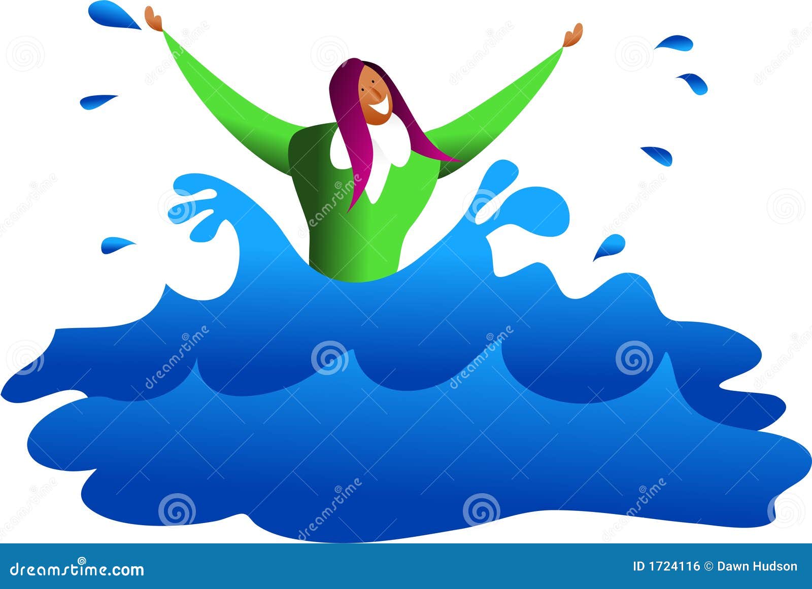 Floating Man Drowning In Water, Icons, Stick Figure Pictogram People ...