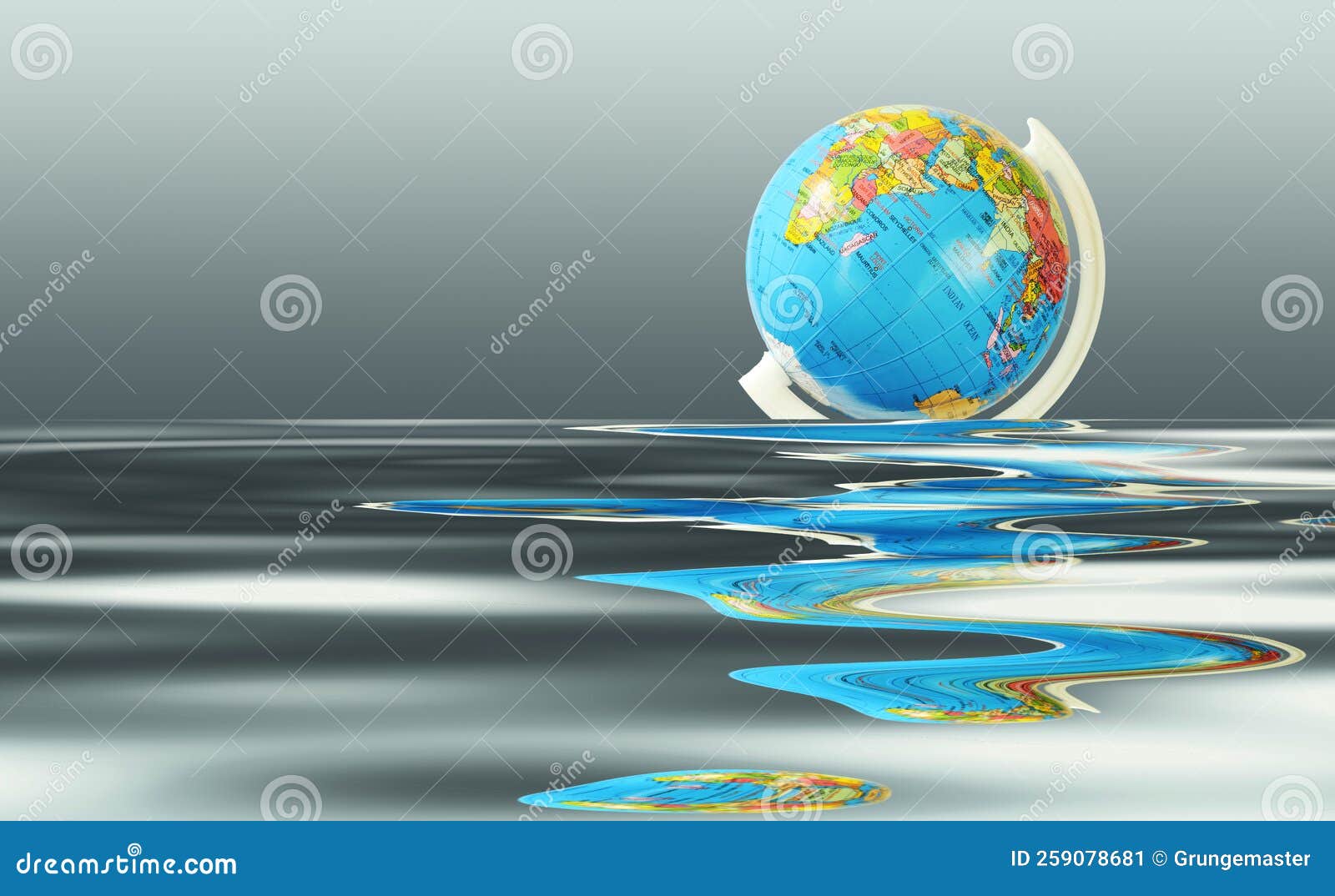 Drowning Globe, Climate Change, Inundation, Global Warming and Flooding ...