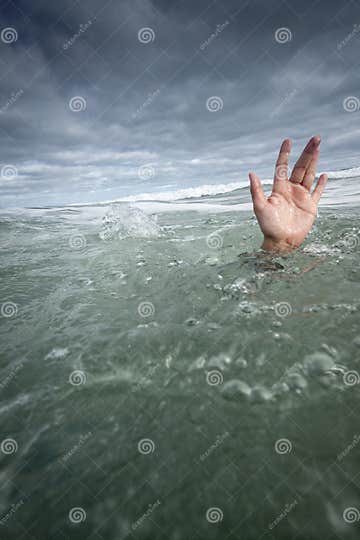 Drowning Hand stock image. Image of sinking, overwhelmed - 32004041