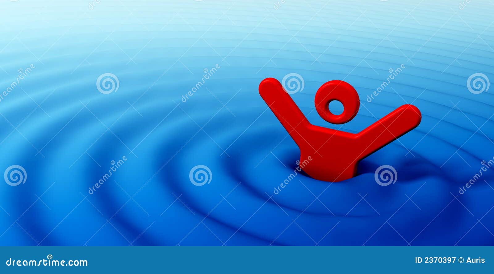 Floating Man Drowning In Water, Icons, Stick Figure Pictogram People ...