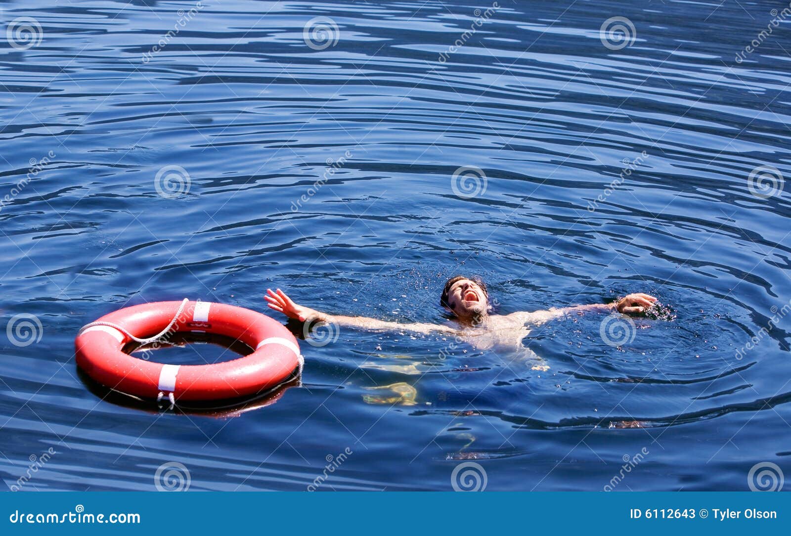 Drowning Man stock image. Image of gasp, panic, swimming - 6112643