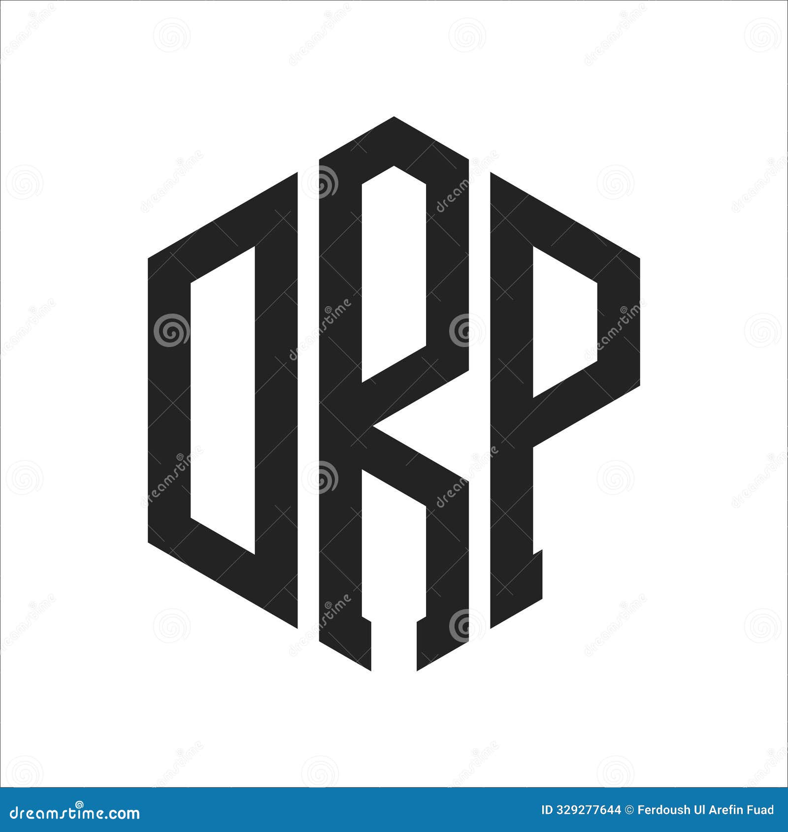 DRP Logo Design. Initial Letter DRP Monogram Logo Using Hexagon Shape ...