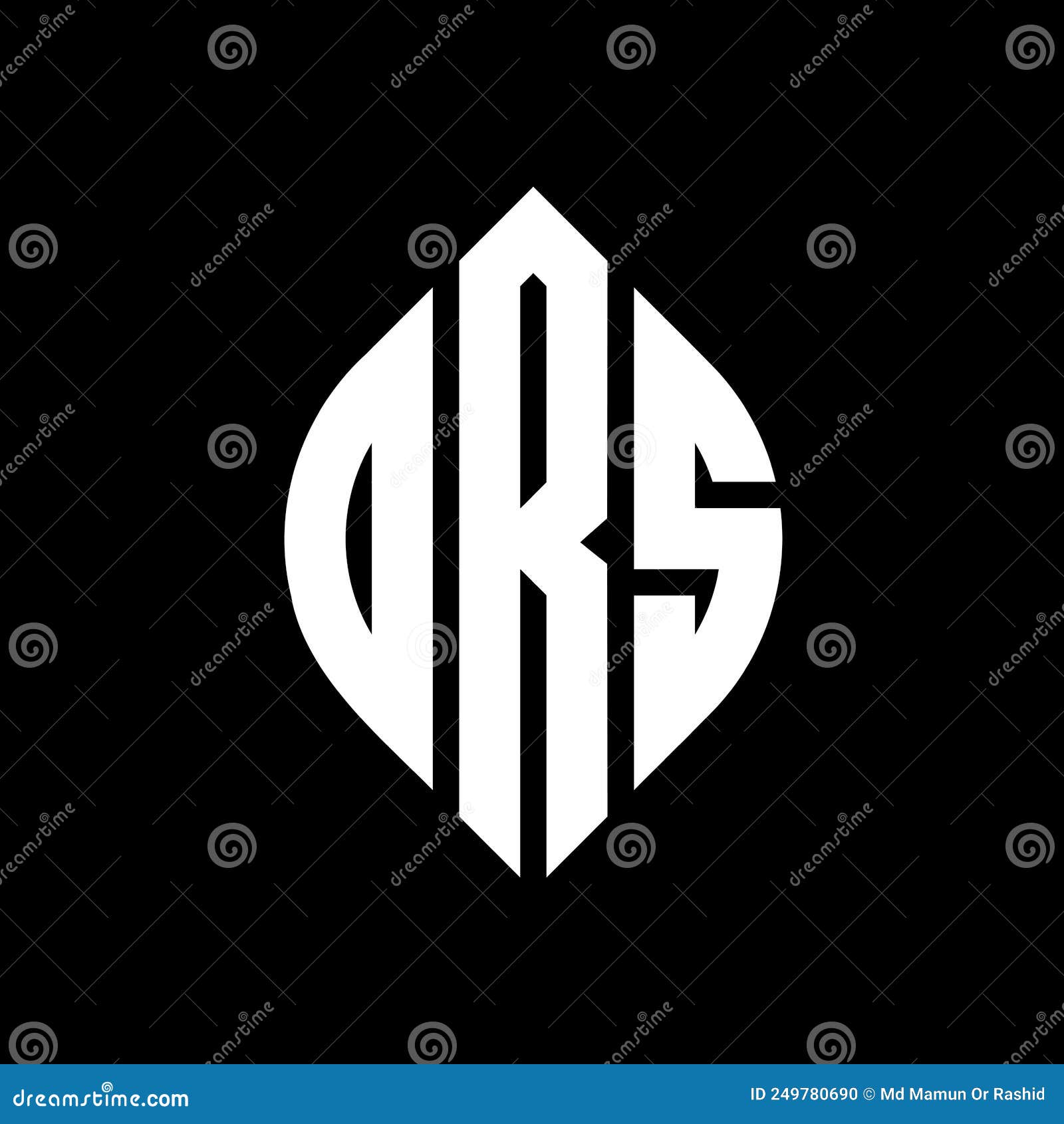 DRS Circle Letter Logo Design with Circle and Ellipse Shape. DRS ...