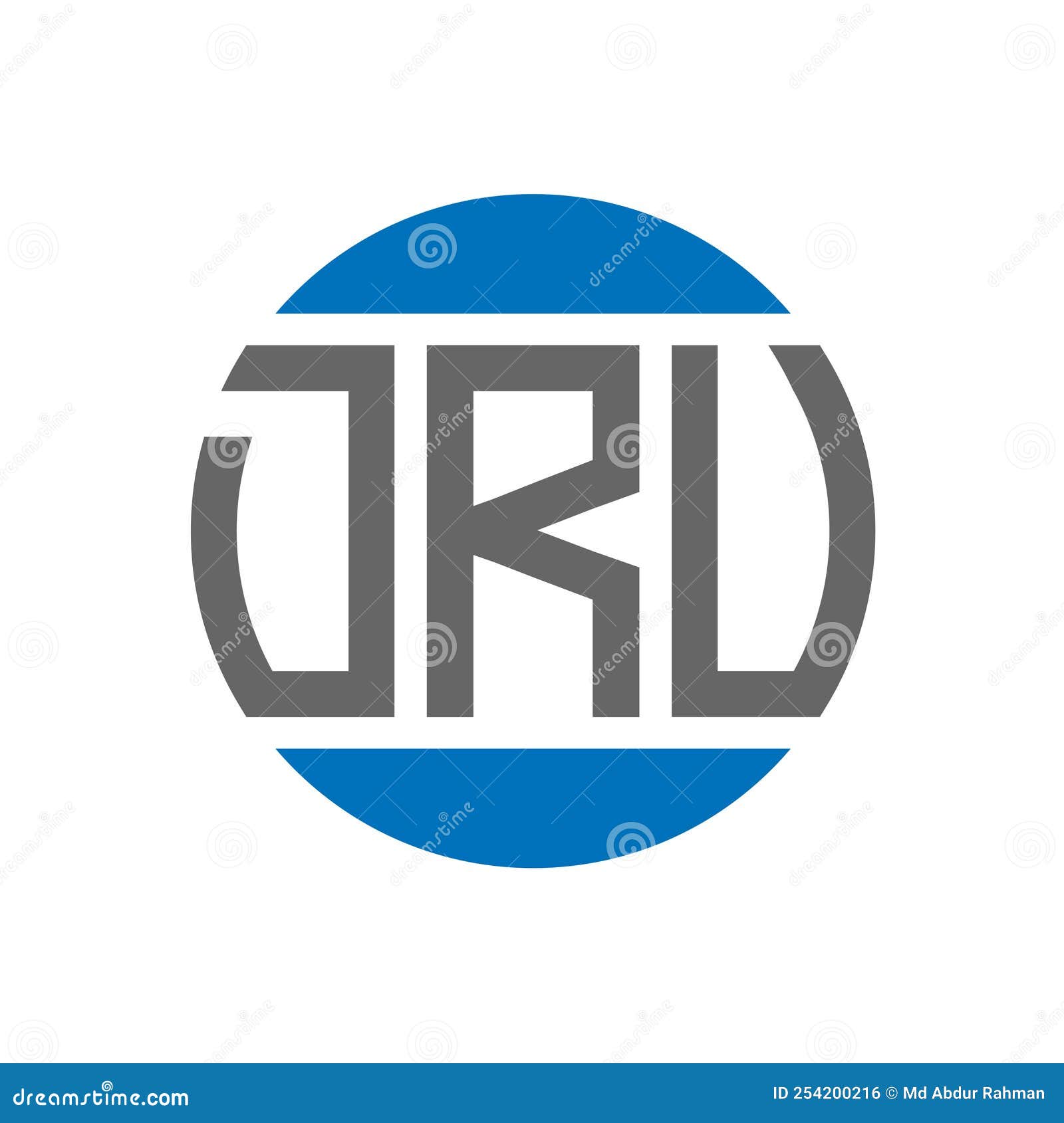 DRU Letter Logo Design on White Background. DRU Creative Initials ...