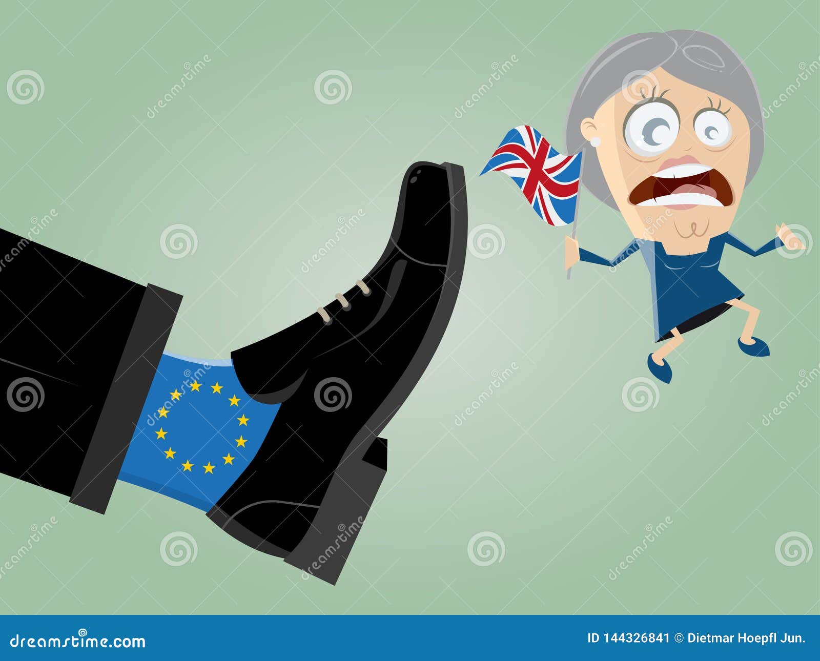 Brexit Funny Illustration | CartoonDealer.com #138666772