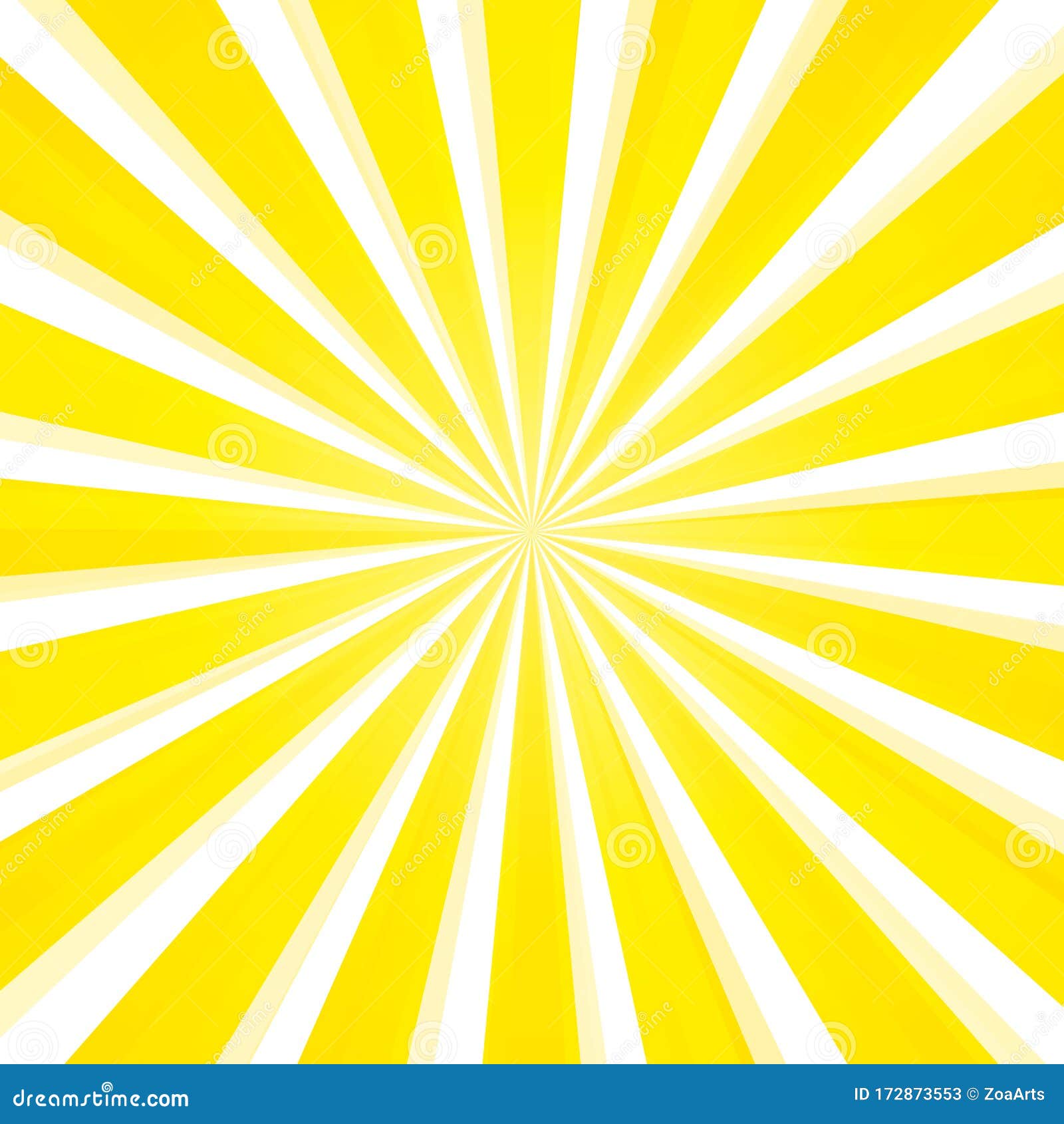 Vector Illustration Abstract Light Yellow Sun Rays Background. Stock ...