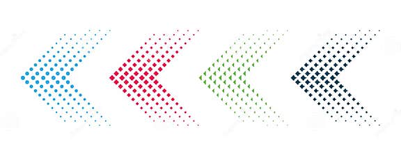 HALFTONE DESIGN. ARROR VECTOR ILLUSTRATION. TEMPLATE GRAPHIC ELEMENTS ...