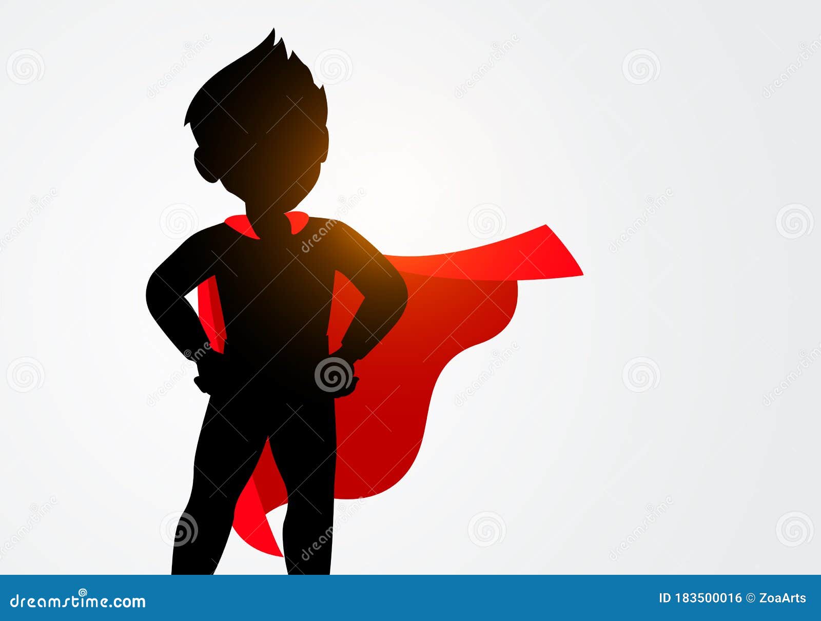 Child Superhero, Brave Kid Superhero Cartoon Characters. Cute Kids In Superhero Poses Vector ...