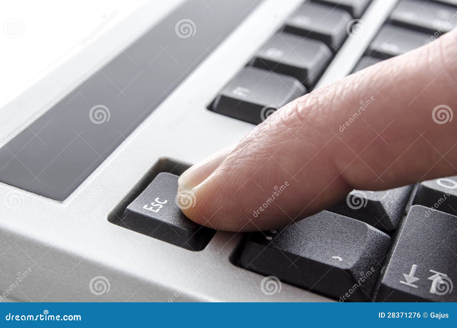 Druck von Escape-Taste stockfoto. Bild von ausrüstung - 28371276