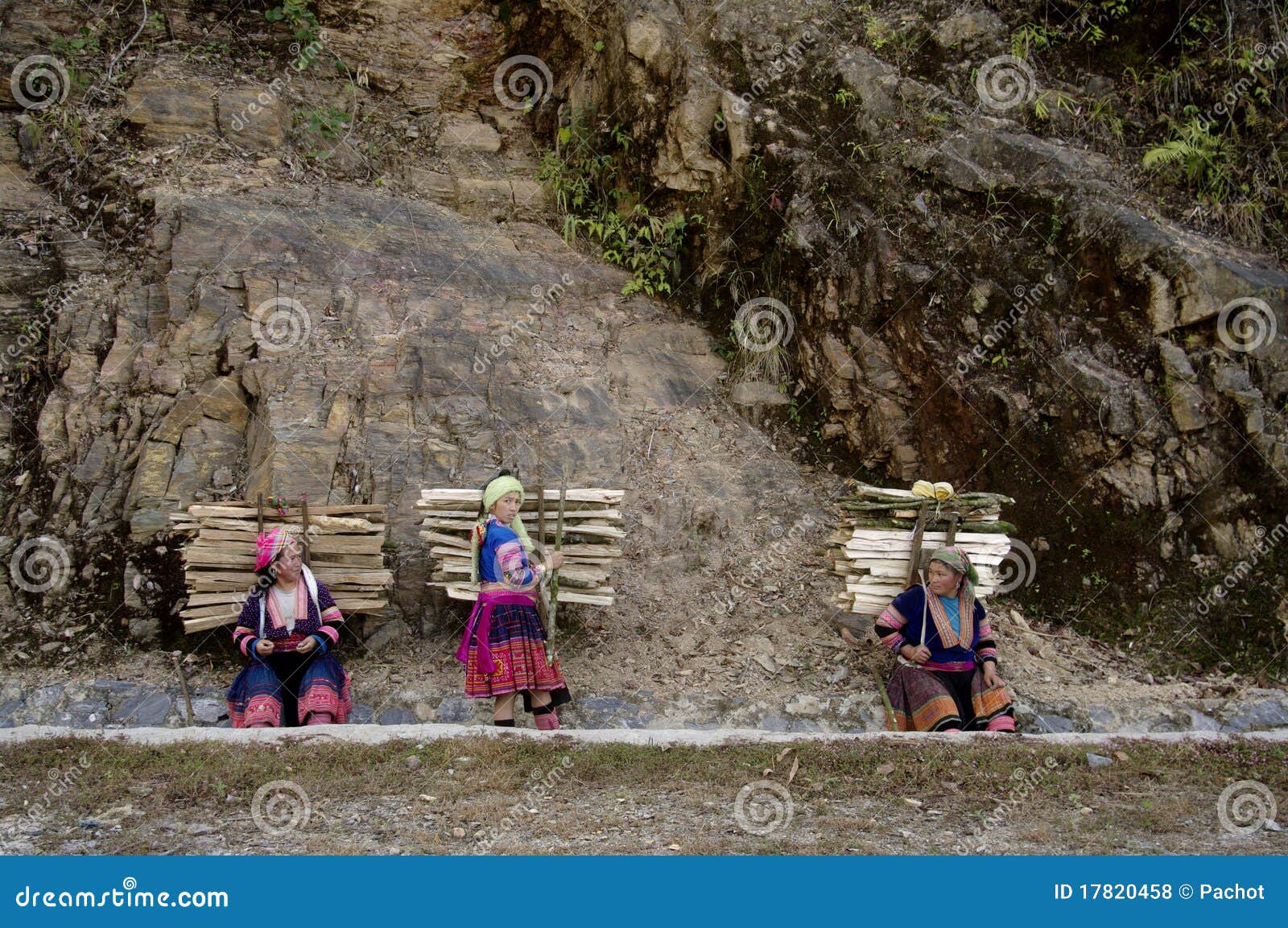 Drudgery of wood editorial stock photo. Image of ethnic - 17820458
