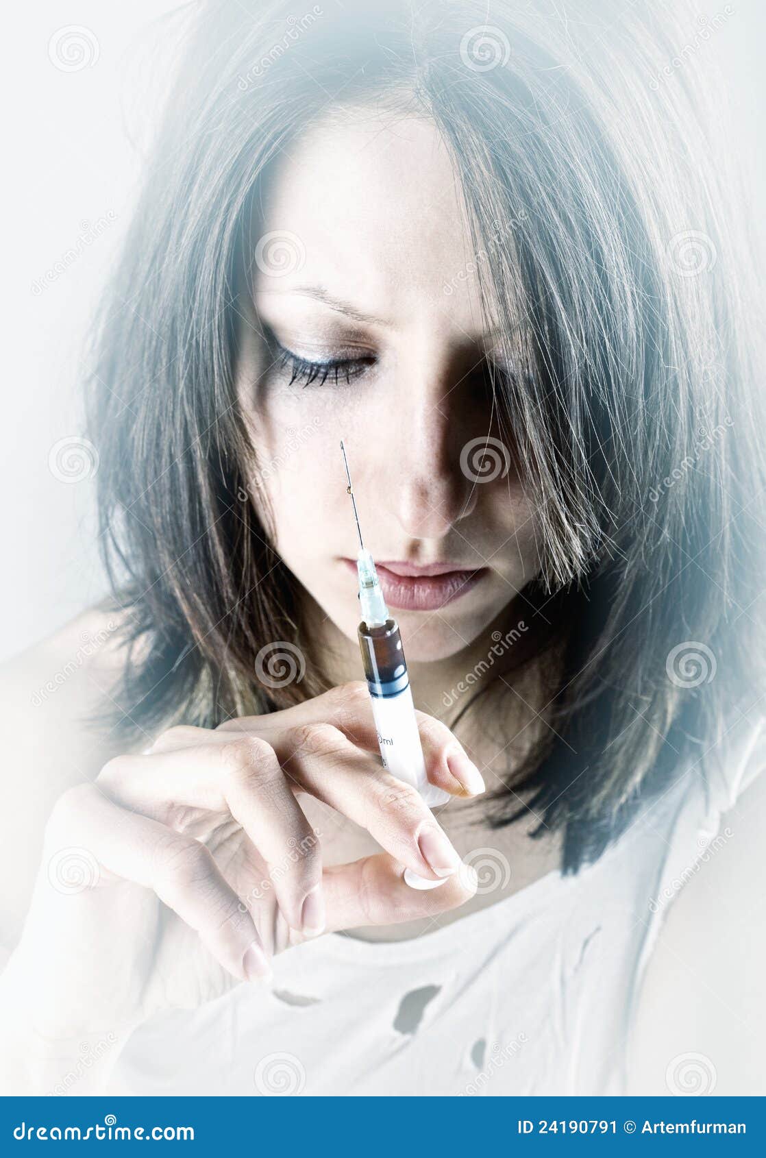 Drug addict stock image. Image of dope, junkie, needle - 24190791
