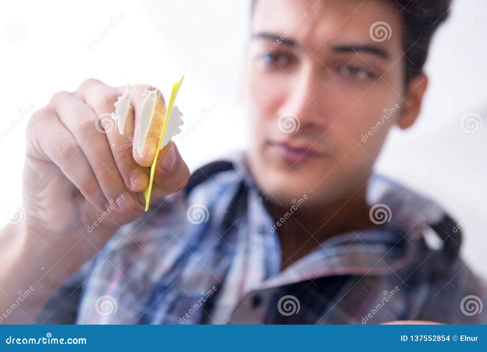 The Drug Addict Sniffing Cocaine Narcotic Stock Photo - Image of aids ...