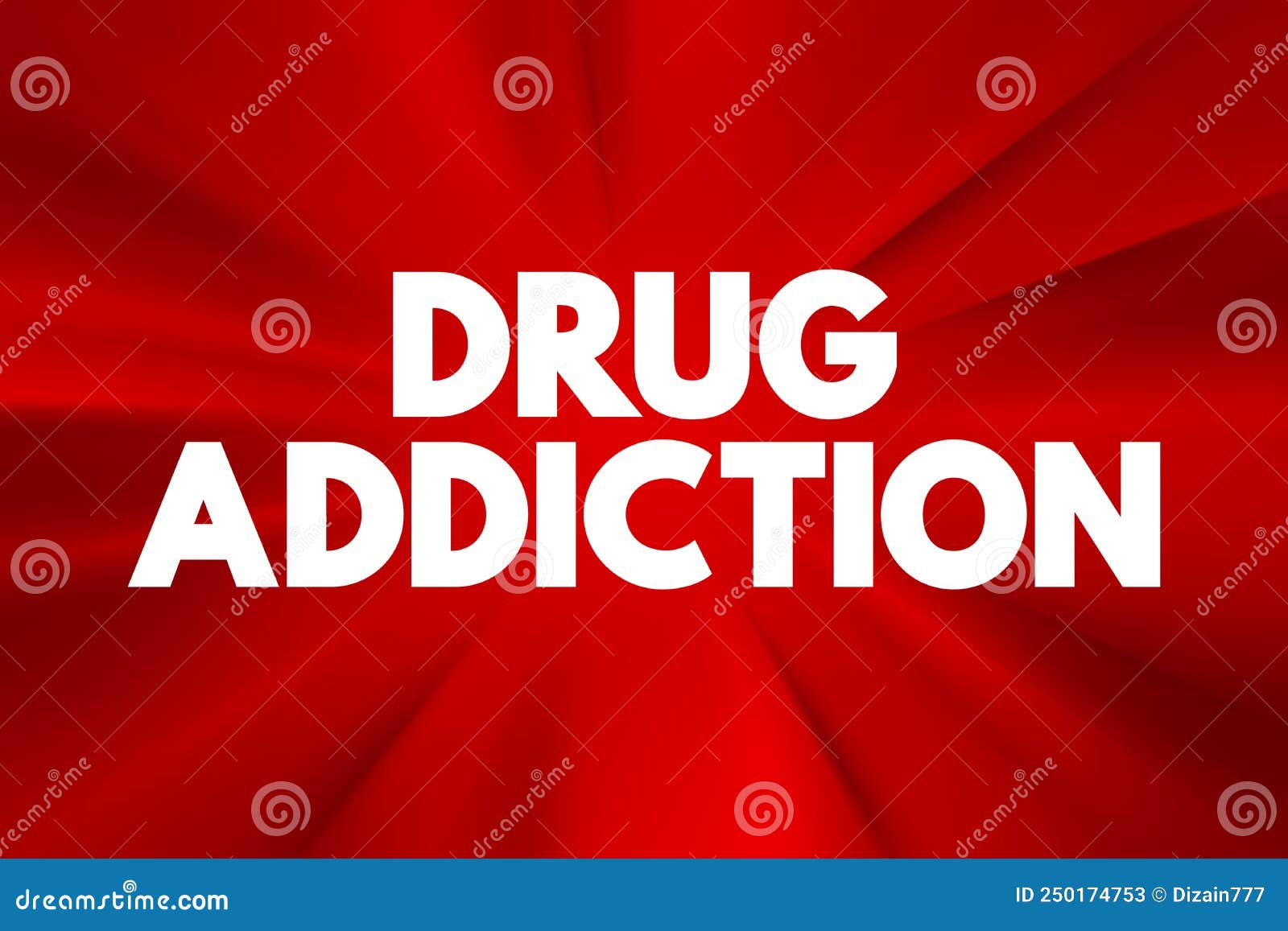 Drug Addiction Text Quote, Concept Background Stock Illustration ...