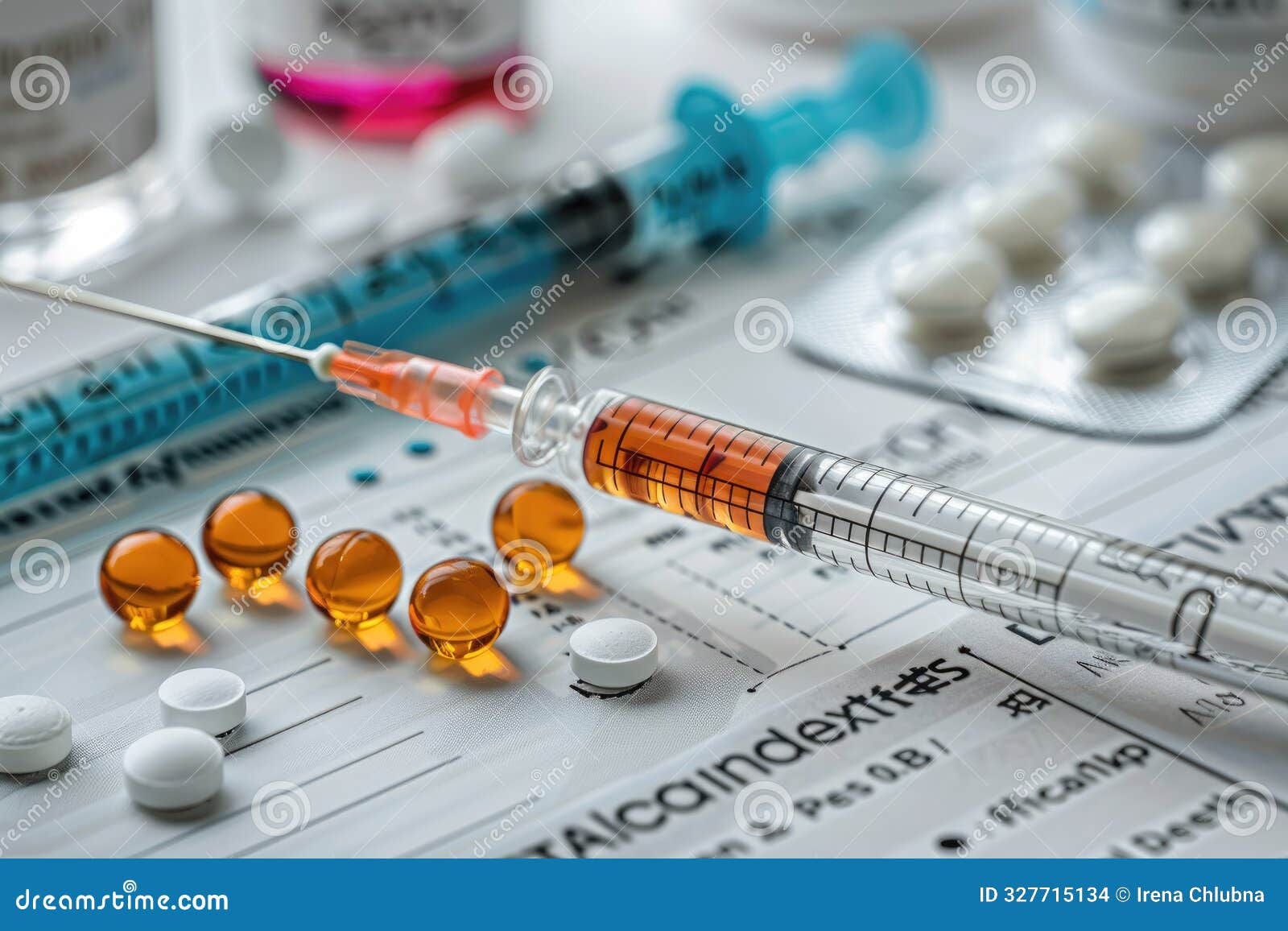 Injection Techniques Vector Illustration. Medical Procedure Examples ...