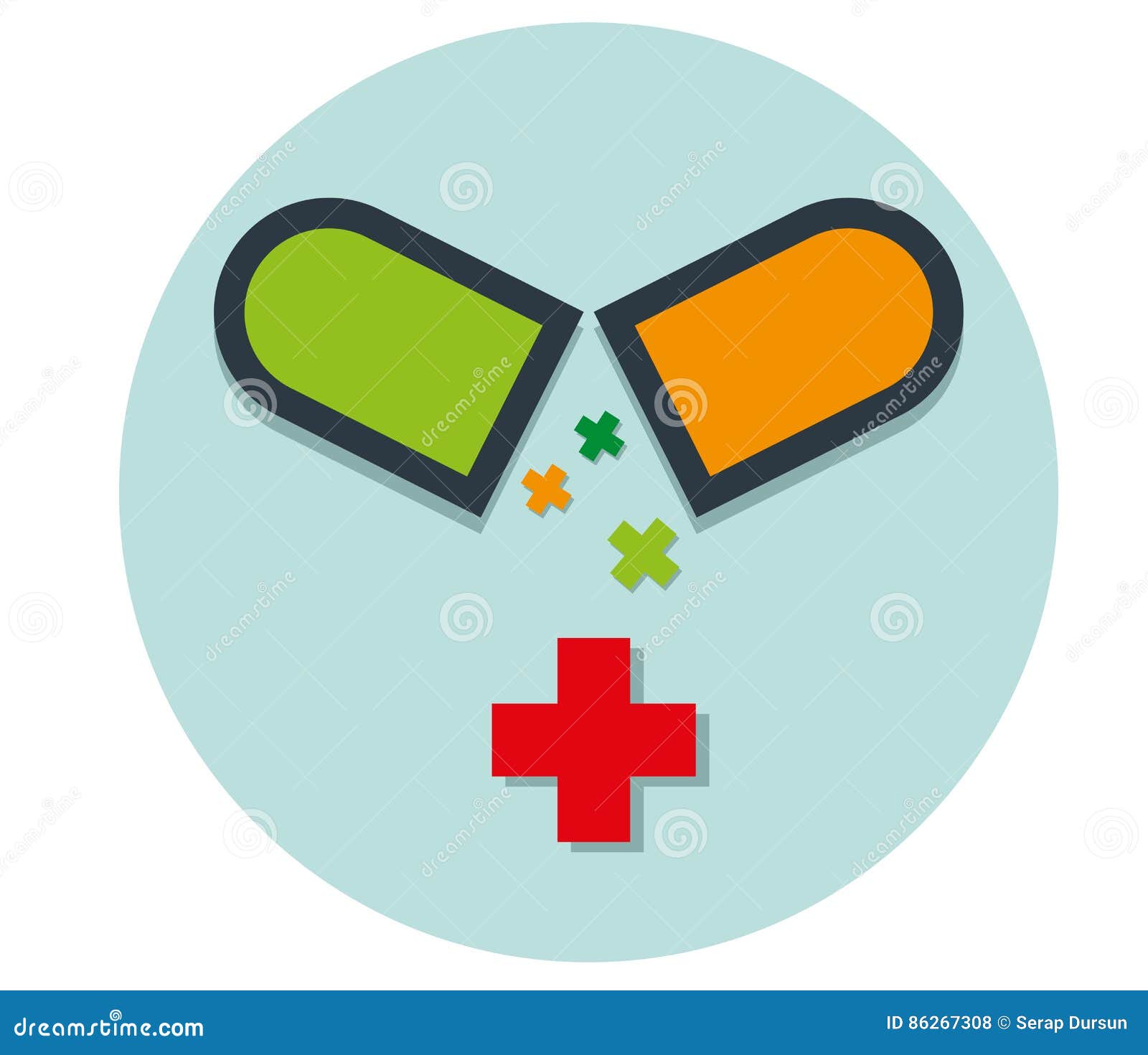 Drug Capsule Icon Design editorial stock photo. Illustration of ...