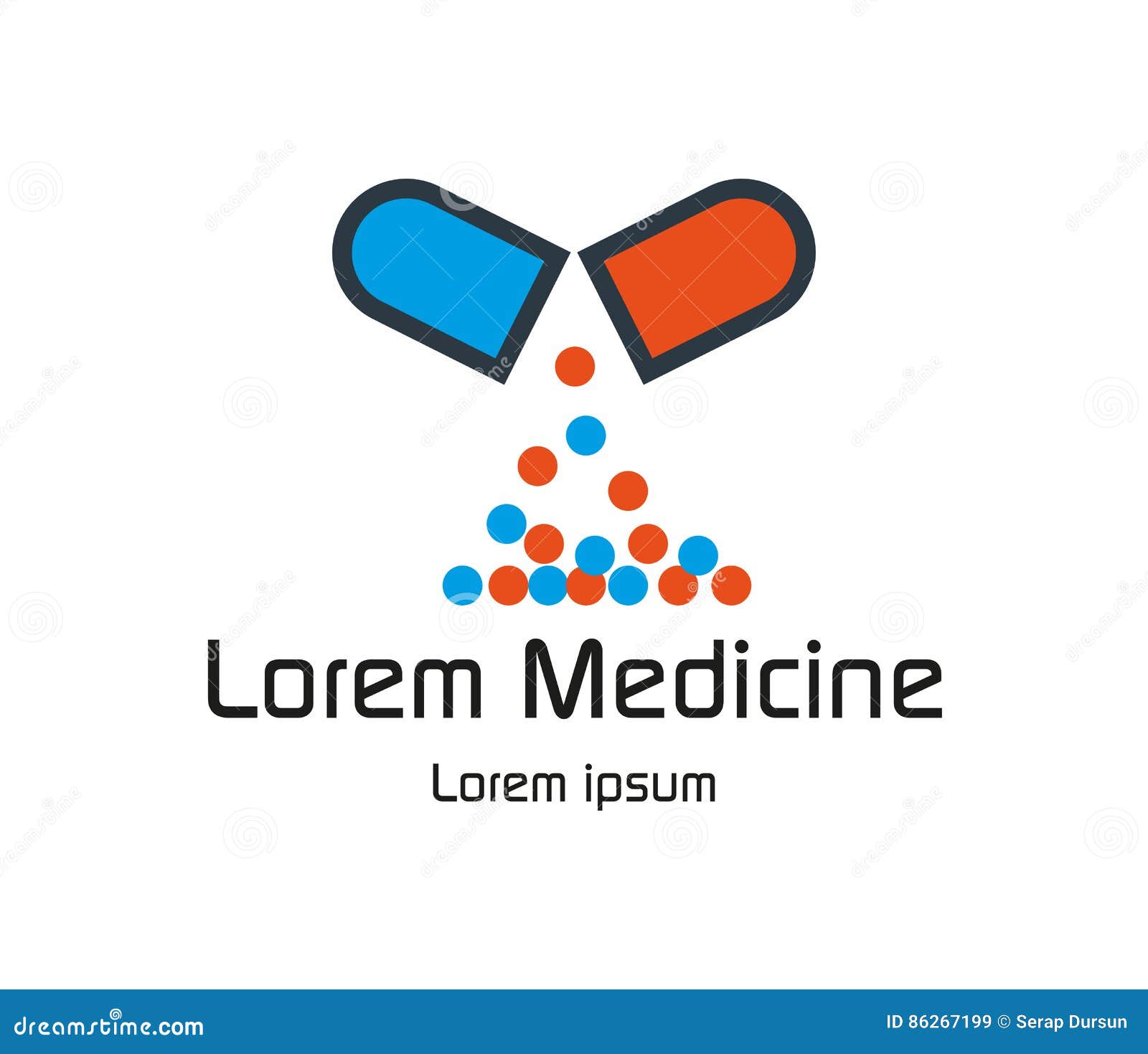 Drug Capsule Logo Design stock illustration. Illustration of drug ...