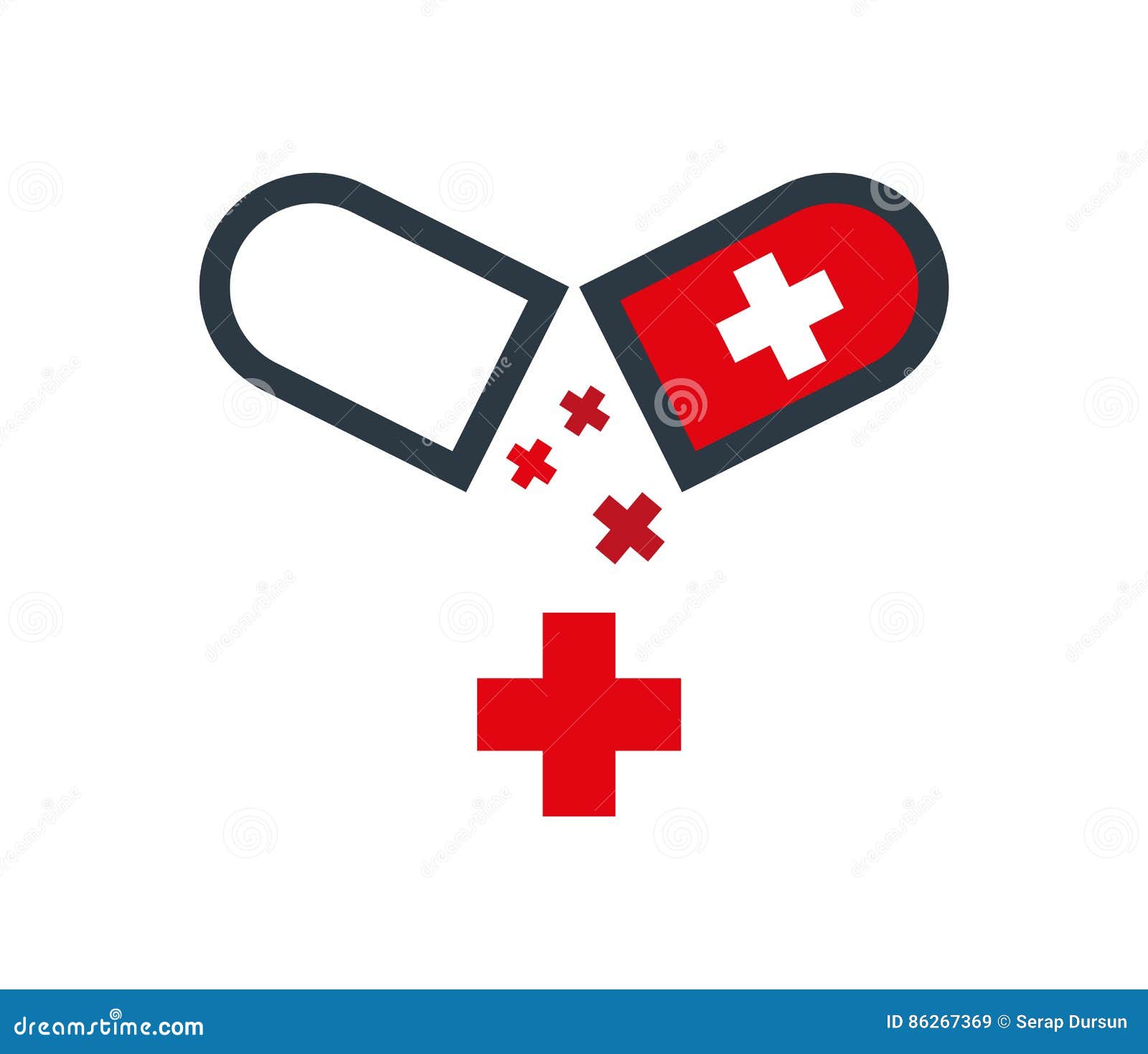 Drug Capsule Logo Design editorial stock image. Illustration of ...