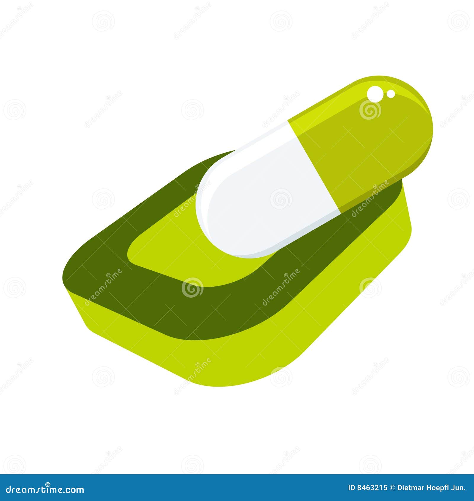 Drug Capsule Logo Design Cartoon Vector | CartoonDealer.com #86267253
