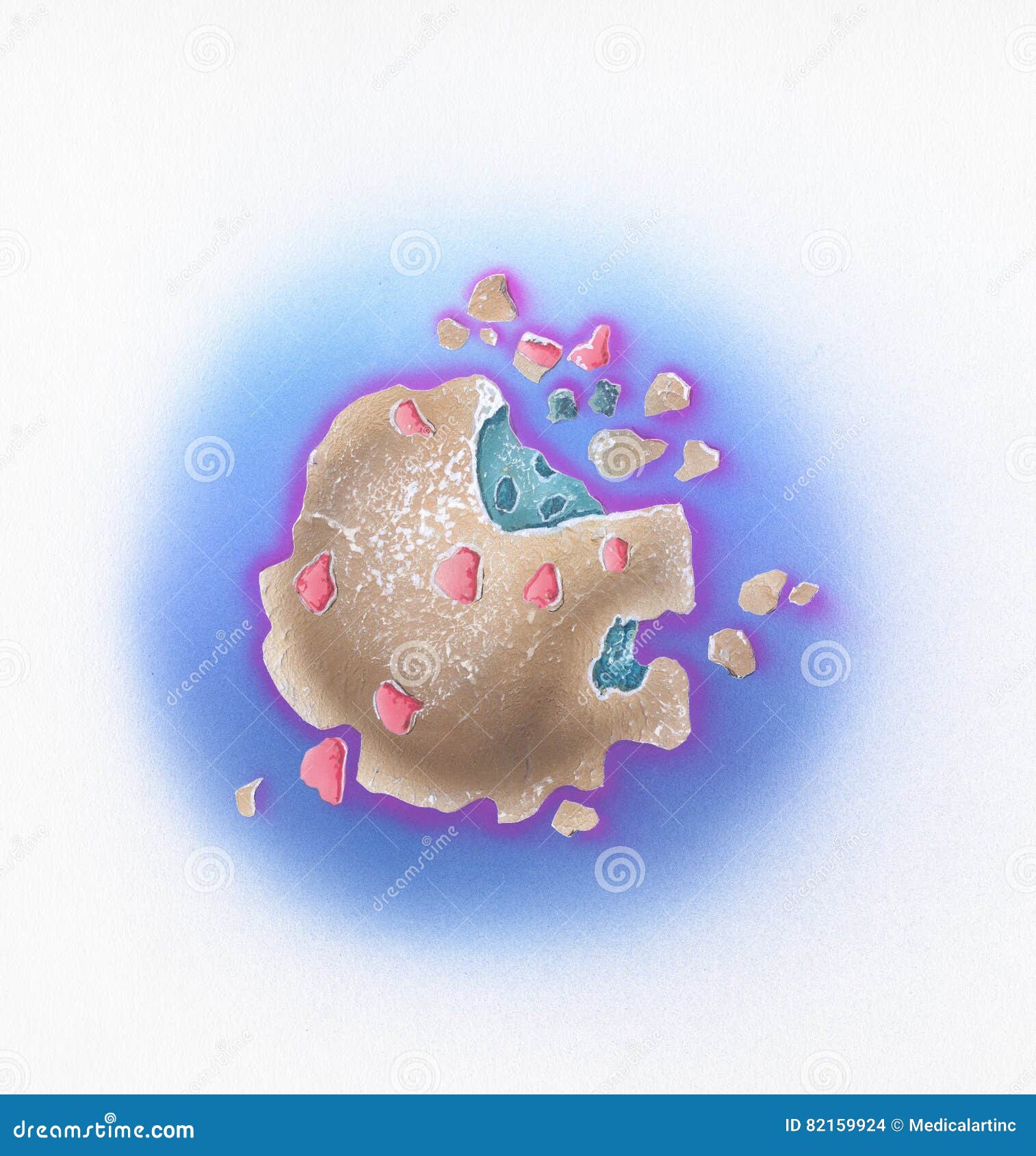 Drug - G.I. Fluid Dissolve Delivery 3 of 4 Stock Illustration ...