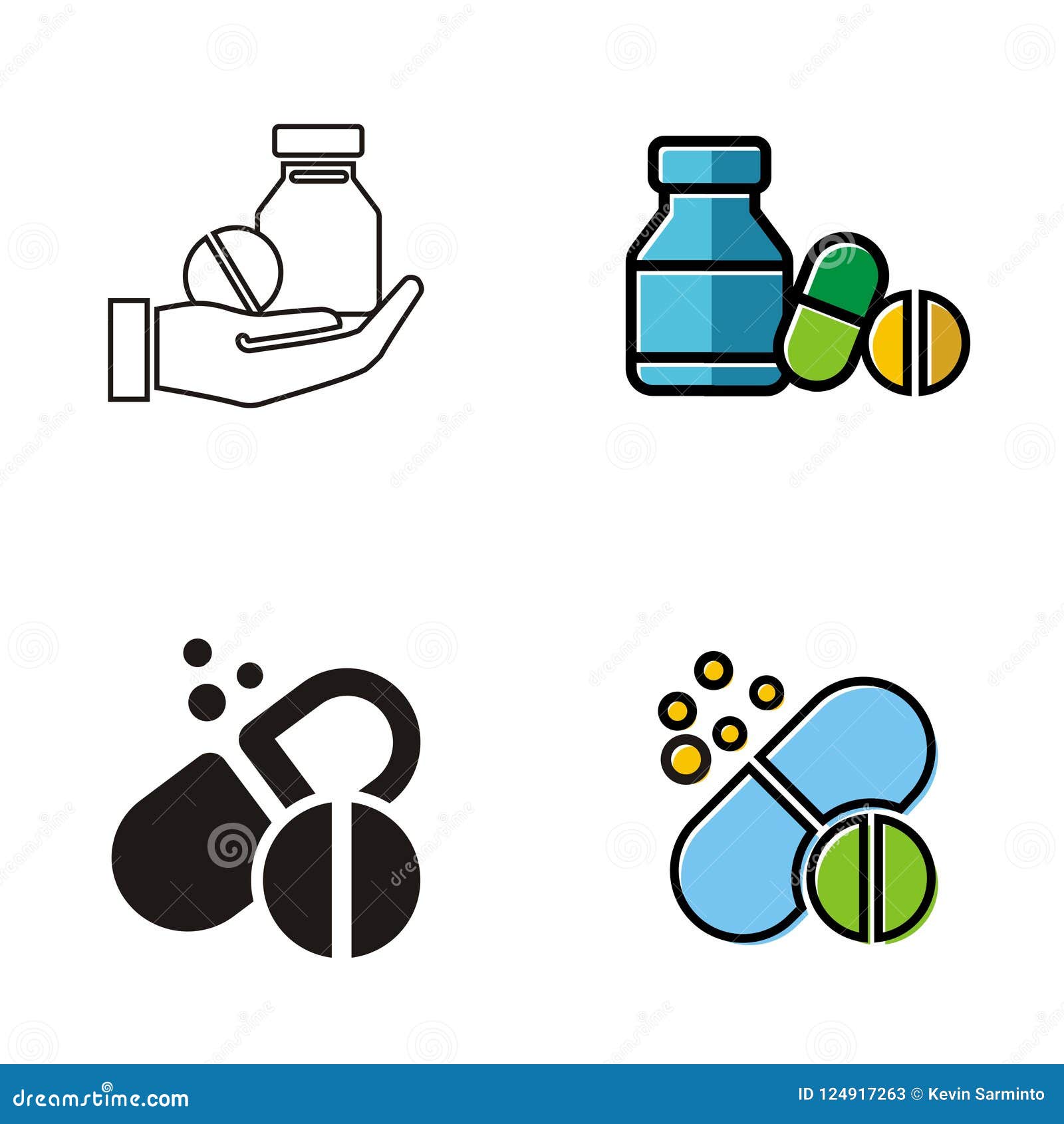 Drug medicine logo stock vector. Illustration of creative - 124917263