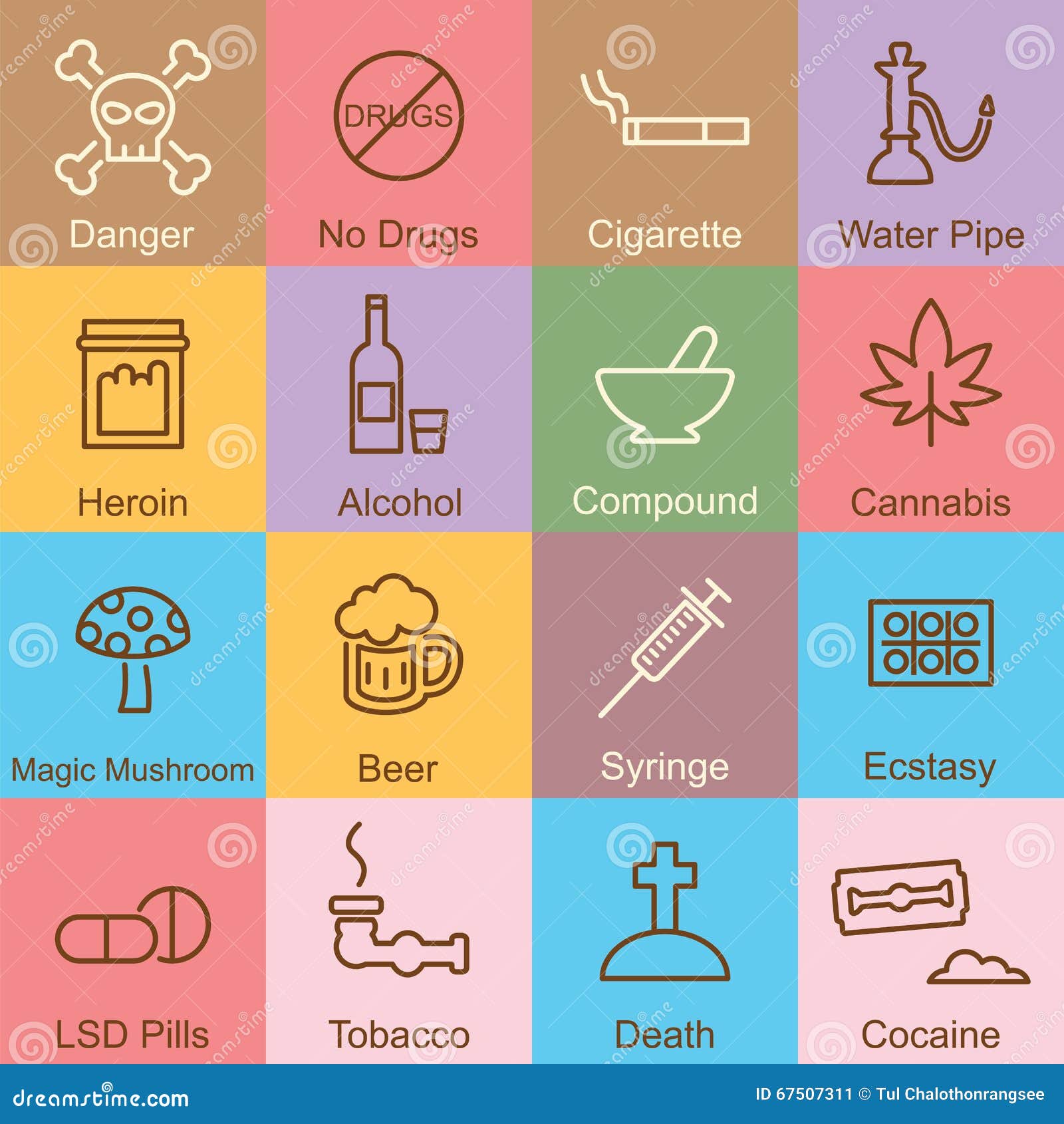 Drug outline design stock vector. Illustration of drugs - 67507311